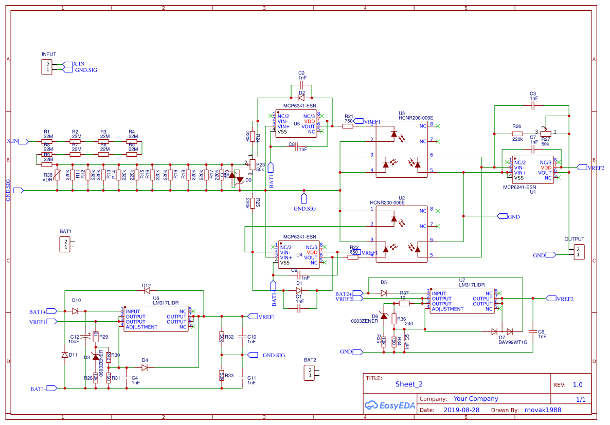 HV_DIFF_Probe - EasyEDA open source hardware lab