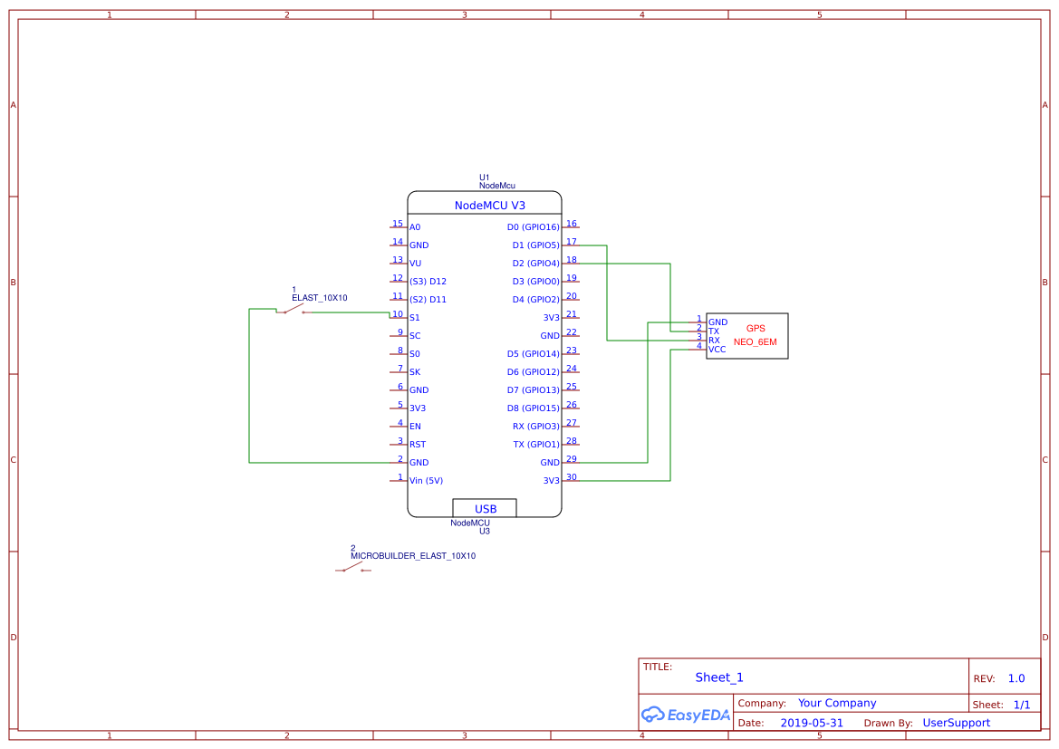 gps nodemcu - OSHWLab