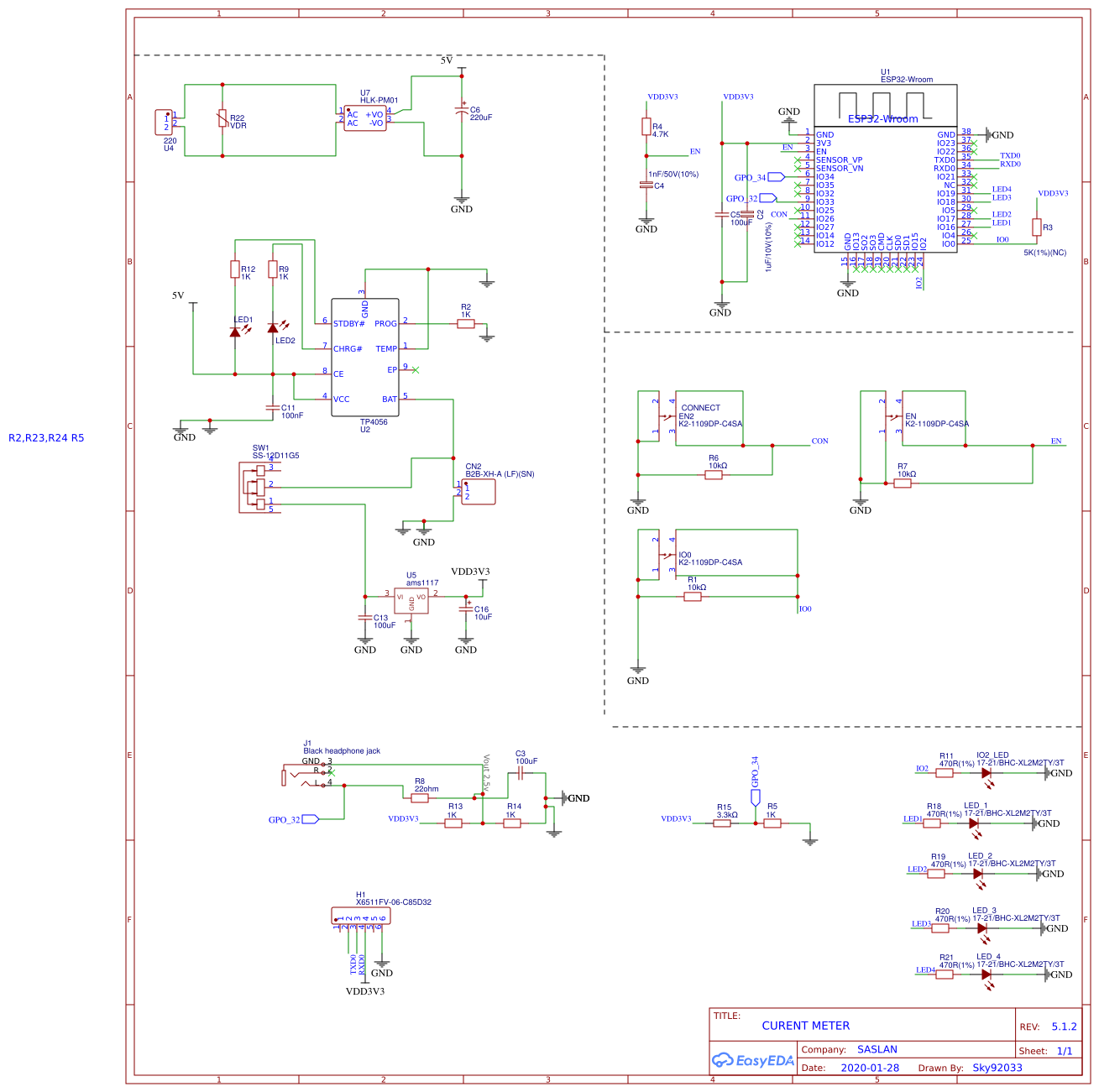 HYESILYURT_ESP32_FULL_DEVRE_DENEME_KARTI - Platform for creating and sharing projects - OSHWLab