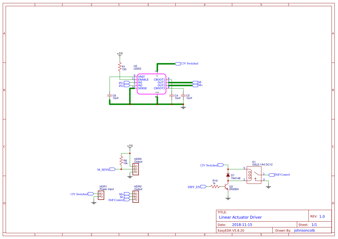 Linear Actuator Driver - OSHWLab