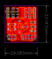 Attiny board for ISP programmers - EasyEDA open source hardware lab