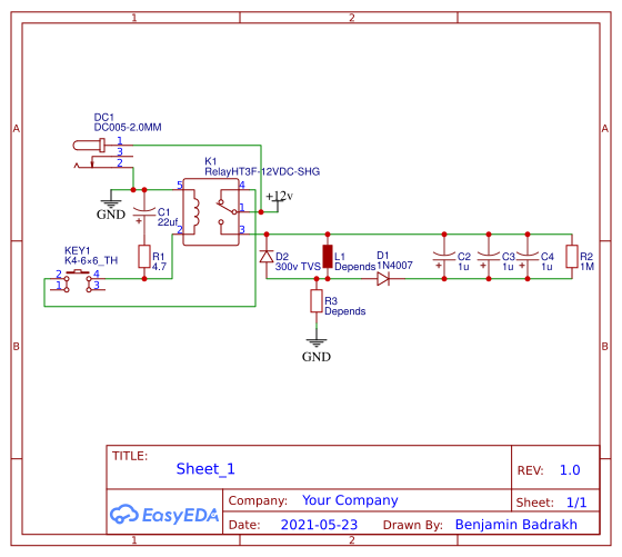 Simple High voltage generator - OSHWLab