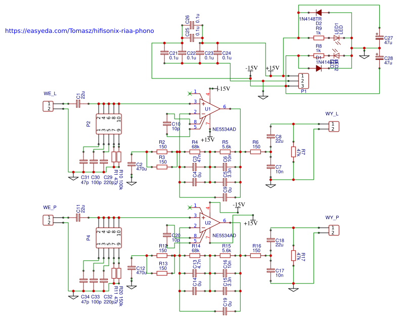 PHONO eq amp copy - EasyEDA open source hardware lab