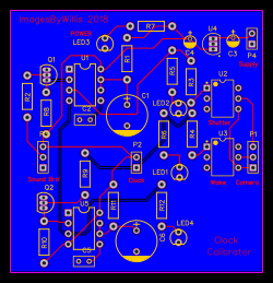 Clock calibrator Rev3 - EasyEDA open source hardware lab