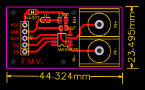 MAX6675 PCB (Working) - EasyEDA open source hardware lab