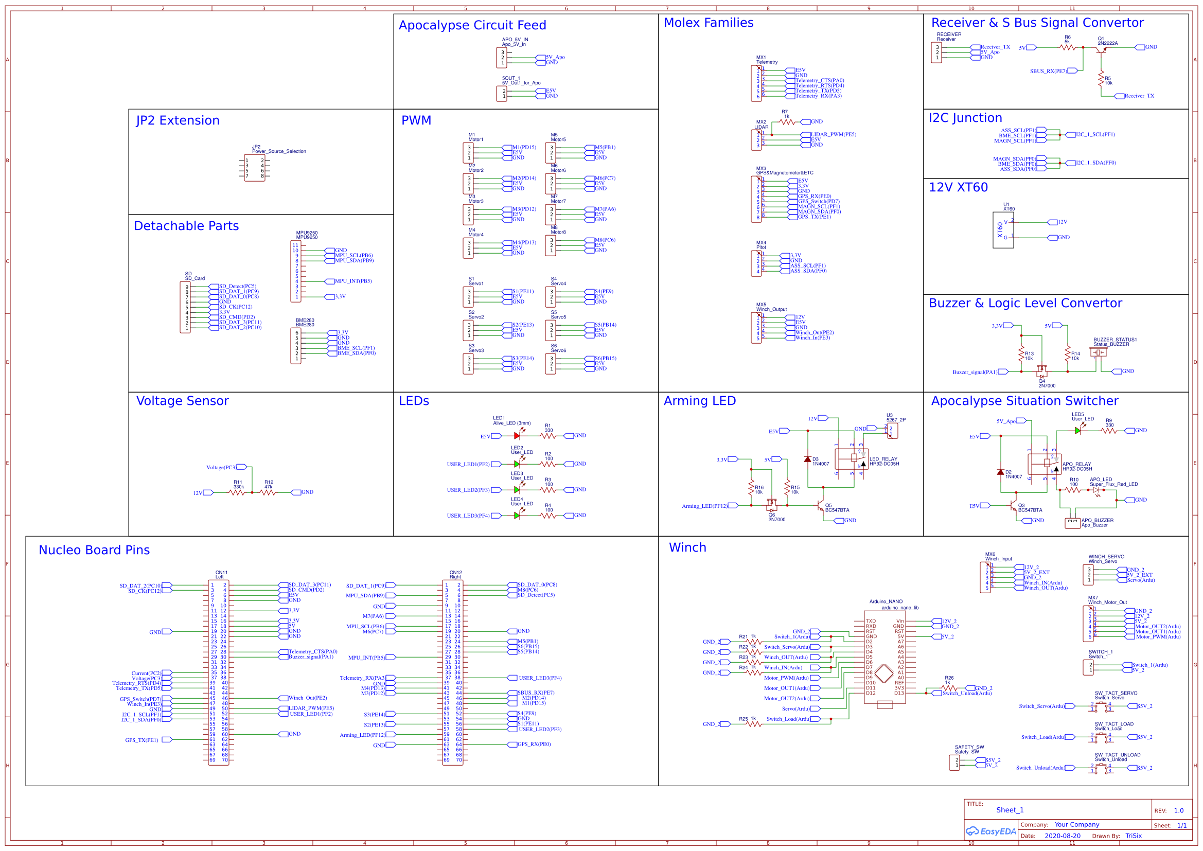 Robot Aircraft Competition Drone PCB mk3 - EasyEDA open source hardware lab