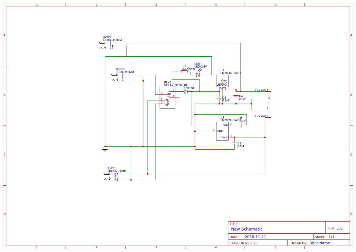 Relay-based SW Voltage regulator - Platform for creating and sharing projects - OSHWLab