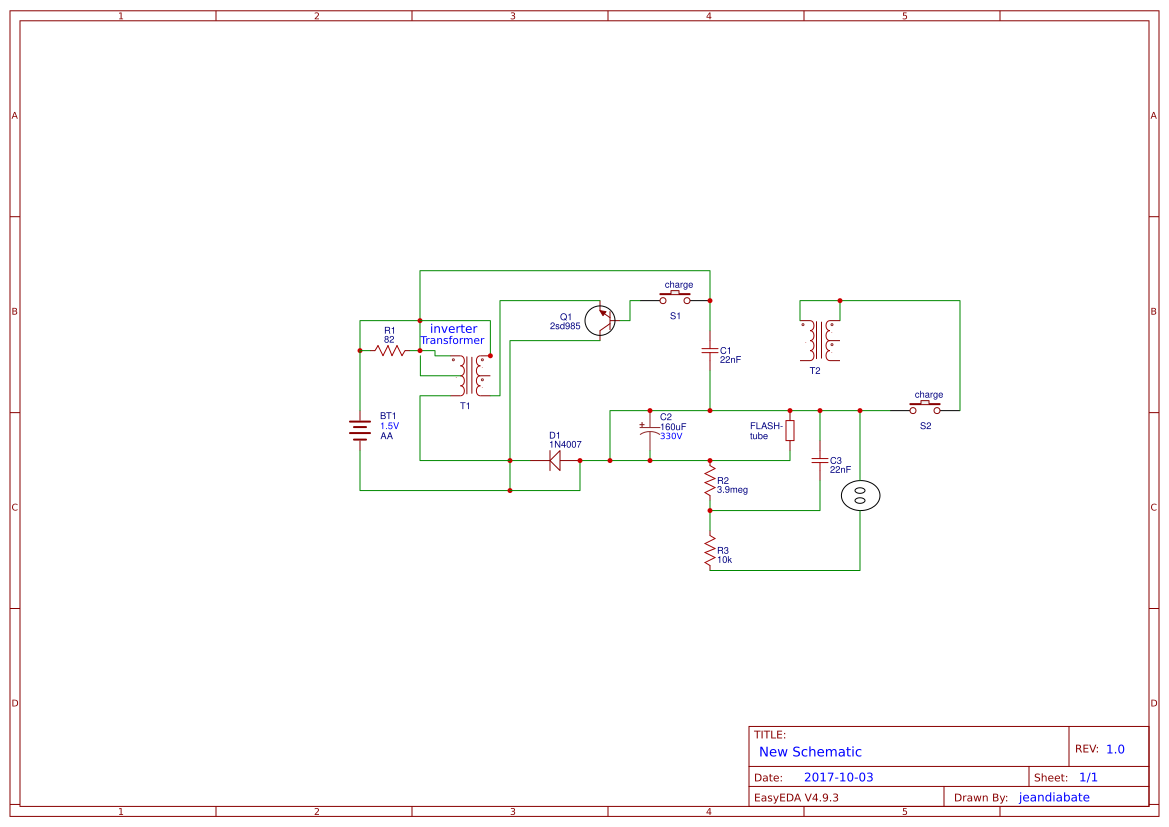 KODAK FUNSAVER FLASH SCHEMATIC - EasyEDA open source hardware lab