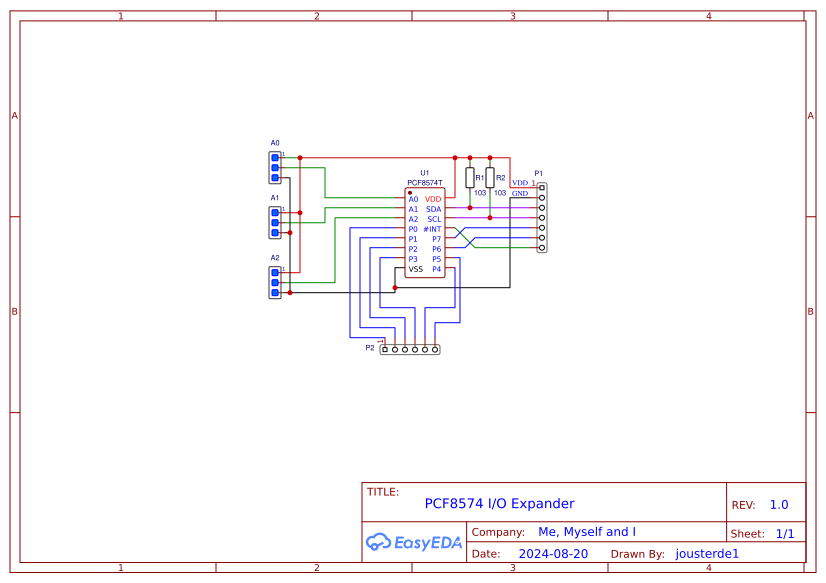 PCF8574 Expander - OSHWLab