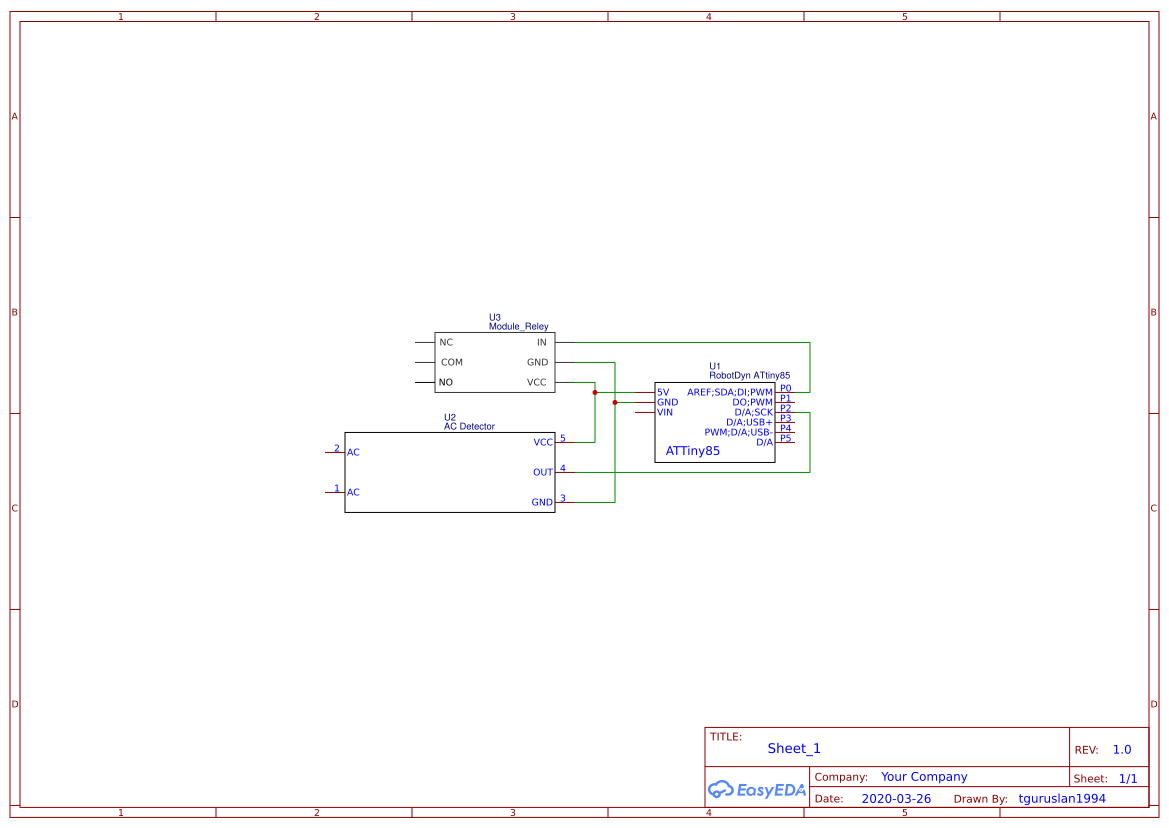 ATtiny85_UPS - Platform for creating and sharing projects - OSHWLab