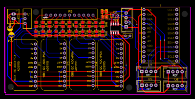 analog to digial with pi0 copy include i2c mux - EasyEDA open source hardware lab