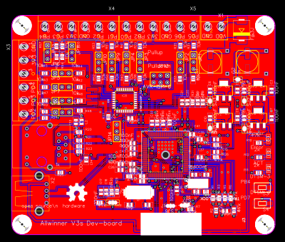 v3s board - OSHWLab