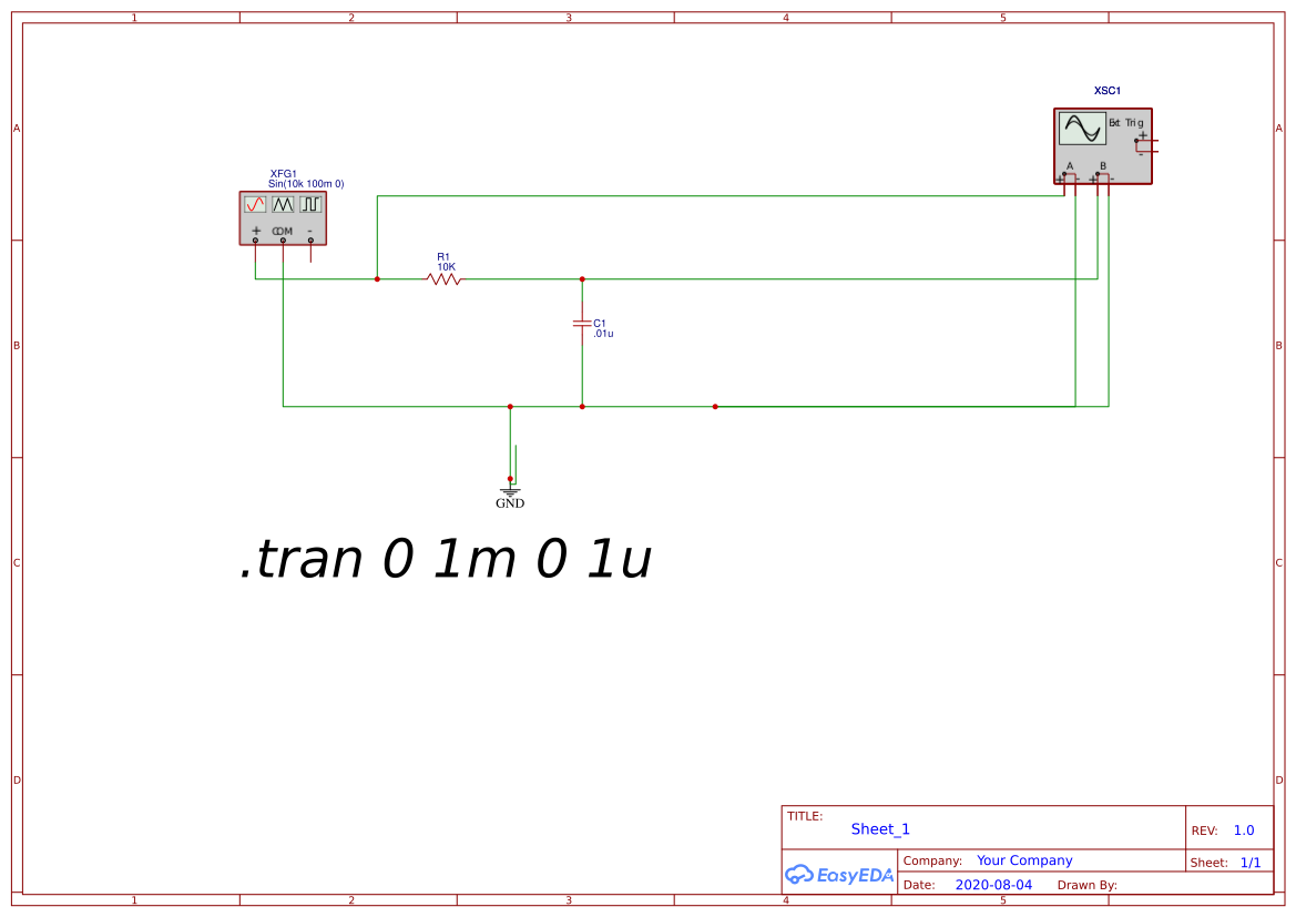 Filtro RC pasabajos - OSHWLab