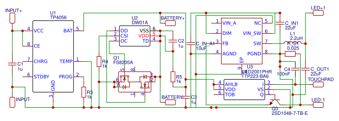 Tp4056 Lipo Led Driver - EasyEDA open source hardware lab