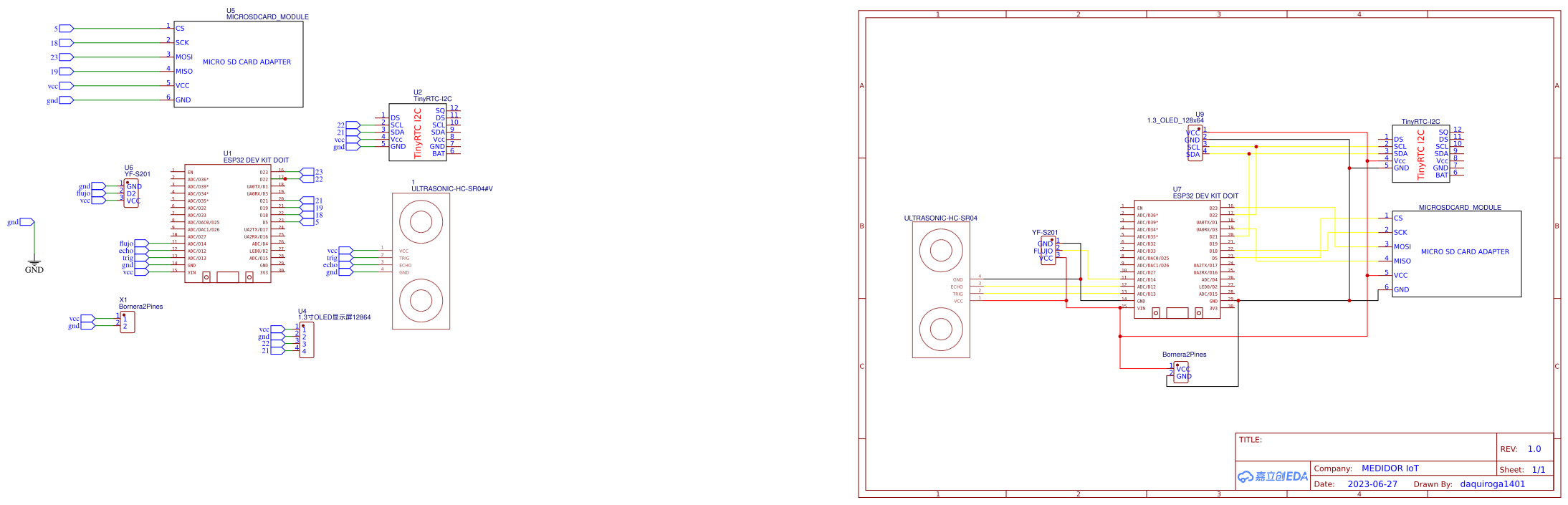 Medidor IoT - EasyEDA open source hardware lab