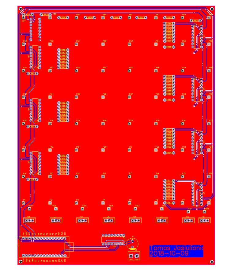 8x8 led cube - EasyEDA open source hardware lab