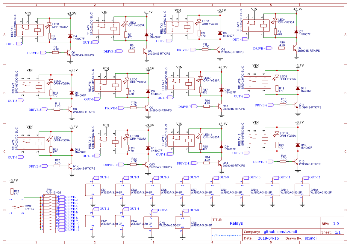 ESP32-MultiControl-v1 - OSHWLab