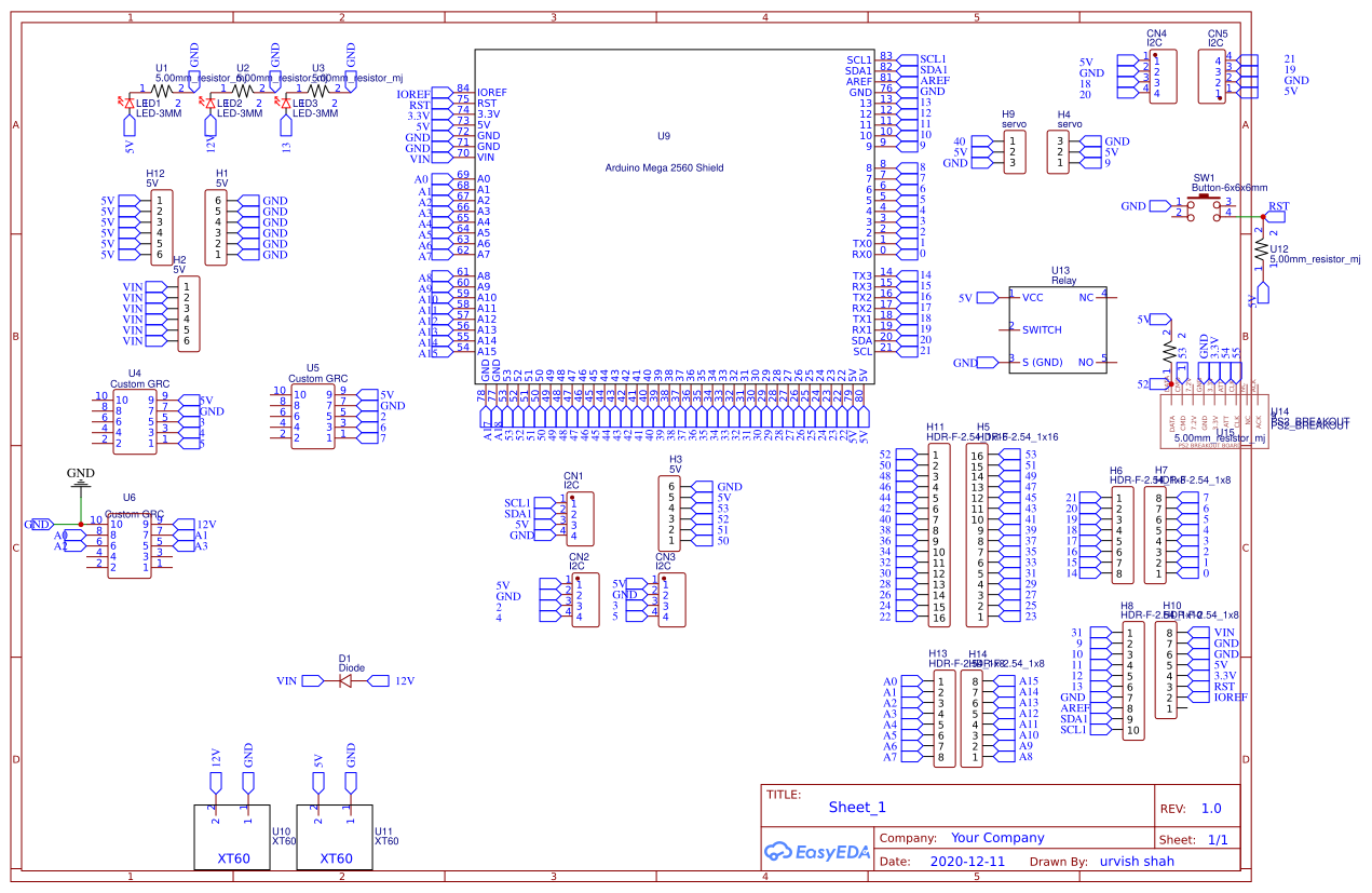 New Project controlled shield - EasyEDA open source hardware lab