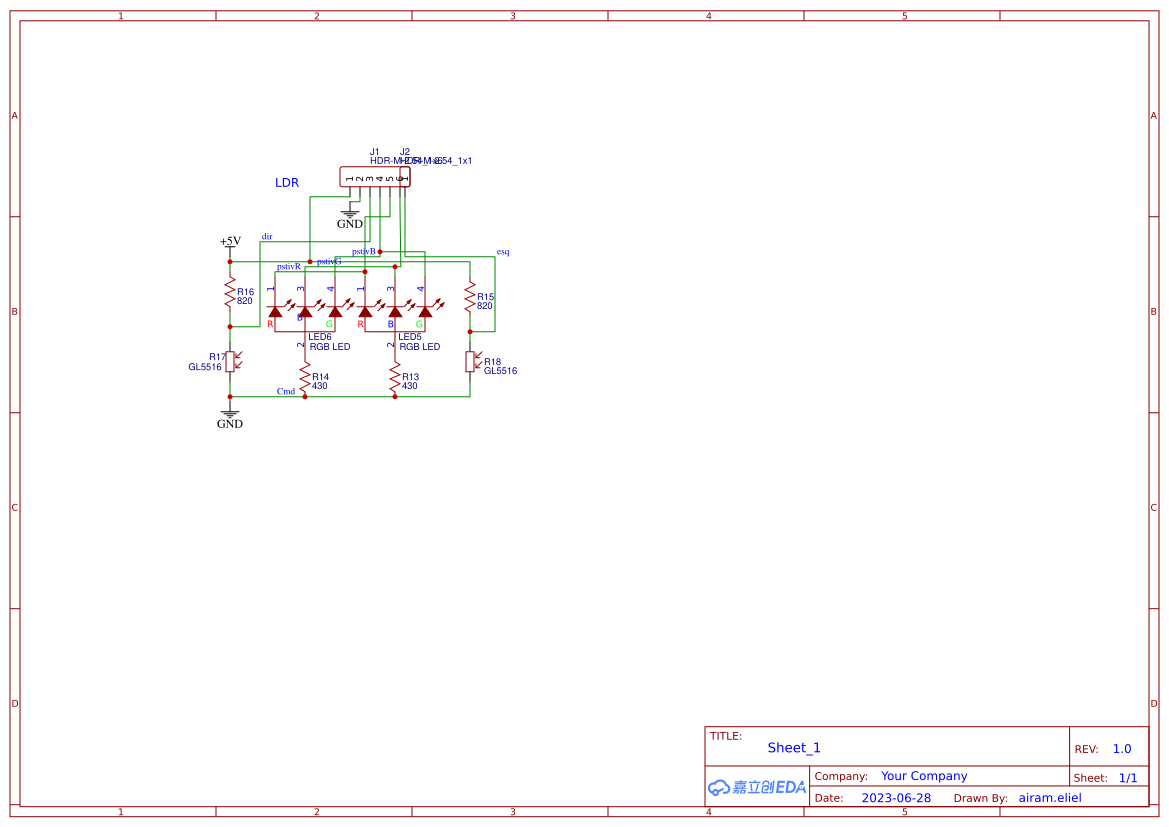 Sensor de cor - OSHWLab
