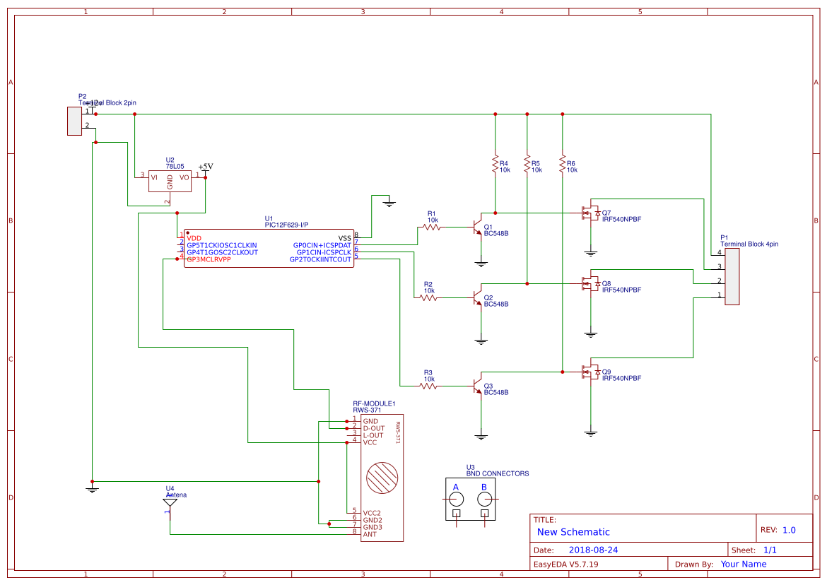controlador led 2.3 - Platform for creating and sharing projects - OSHWLab