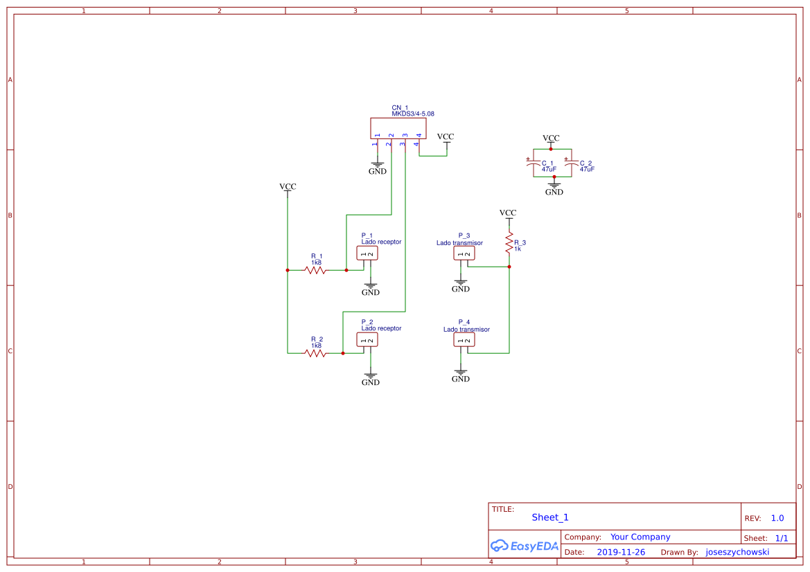 Kunst_Placa sensor optico - Platform for creating and sharing projects - OSHWLab
