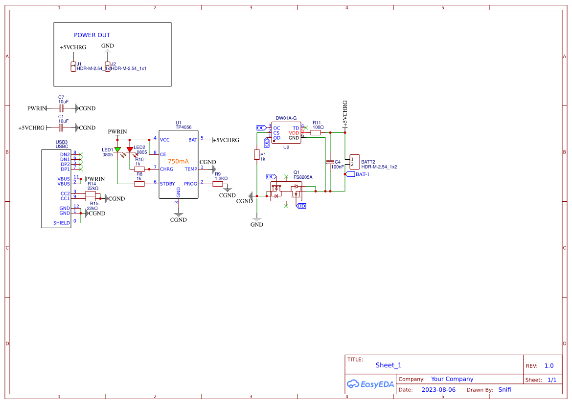 MINI TP4056 - EasyEDA open source hardware lab
