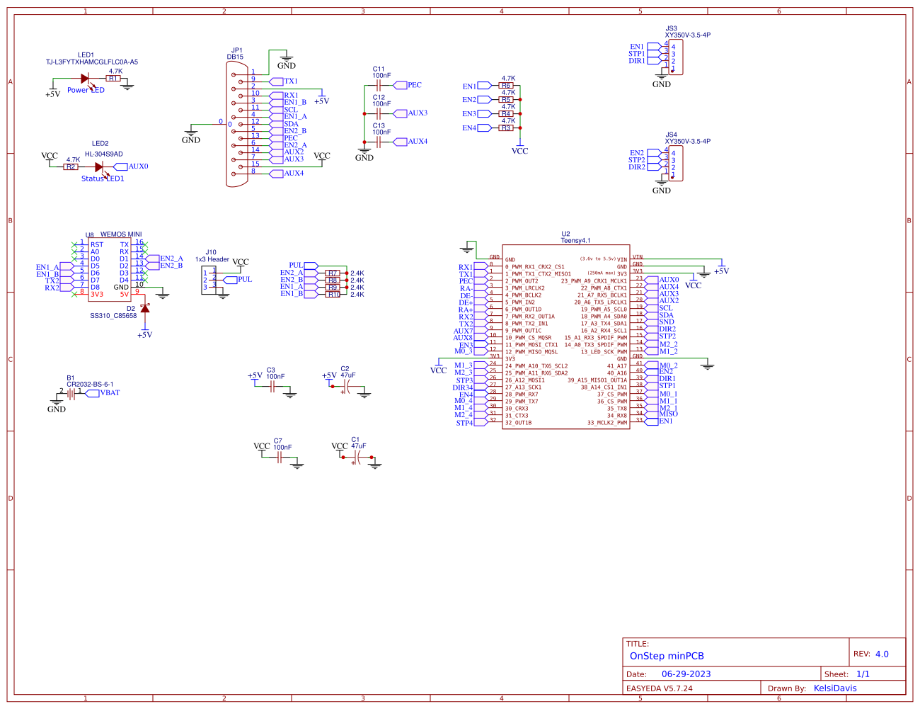 OnStep minPCB 4 - OSHWLab