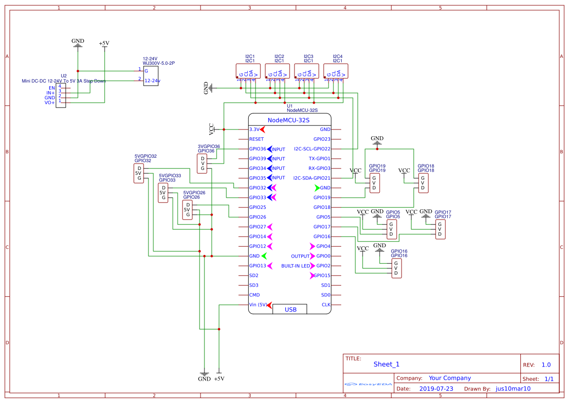 ESPHome Ceiling Multisensor - EasyEDA open source hardware lab