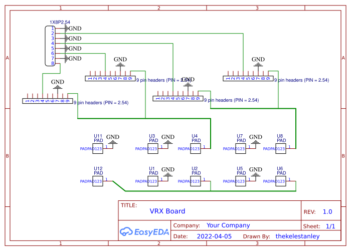 Multi-Video RX - EasyEDA open source hardware lab