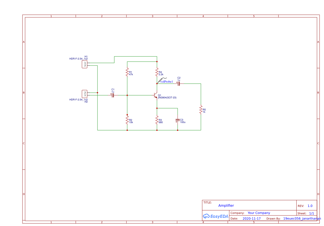 Amplifier - EasyEDA open source hardware lab