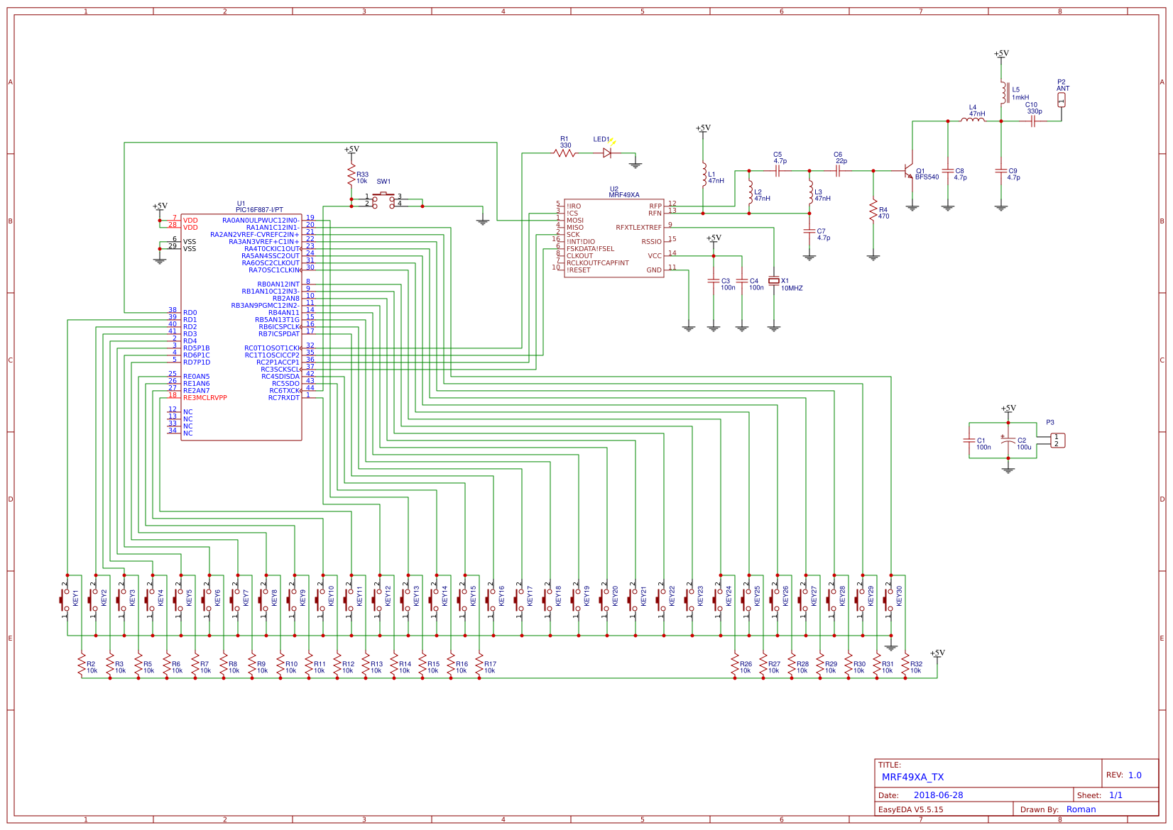 MRF49XA_TX - EasyEDA open source hardware lab