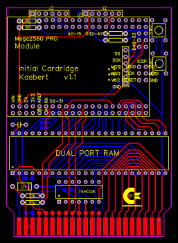 C64 Initial Cardridge - EasyEDA open source hardware lab