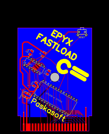 EPYX FASTLOAD C64 cartridge copy - EasyEDA open source hardware lab