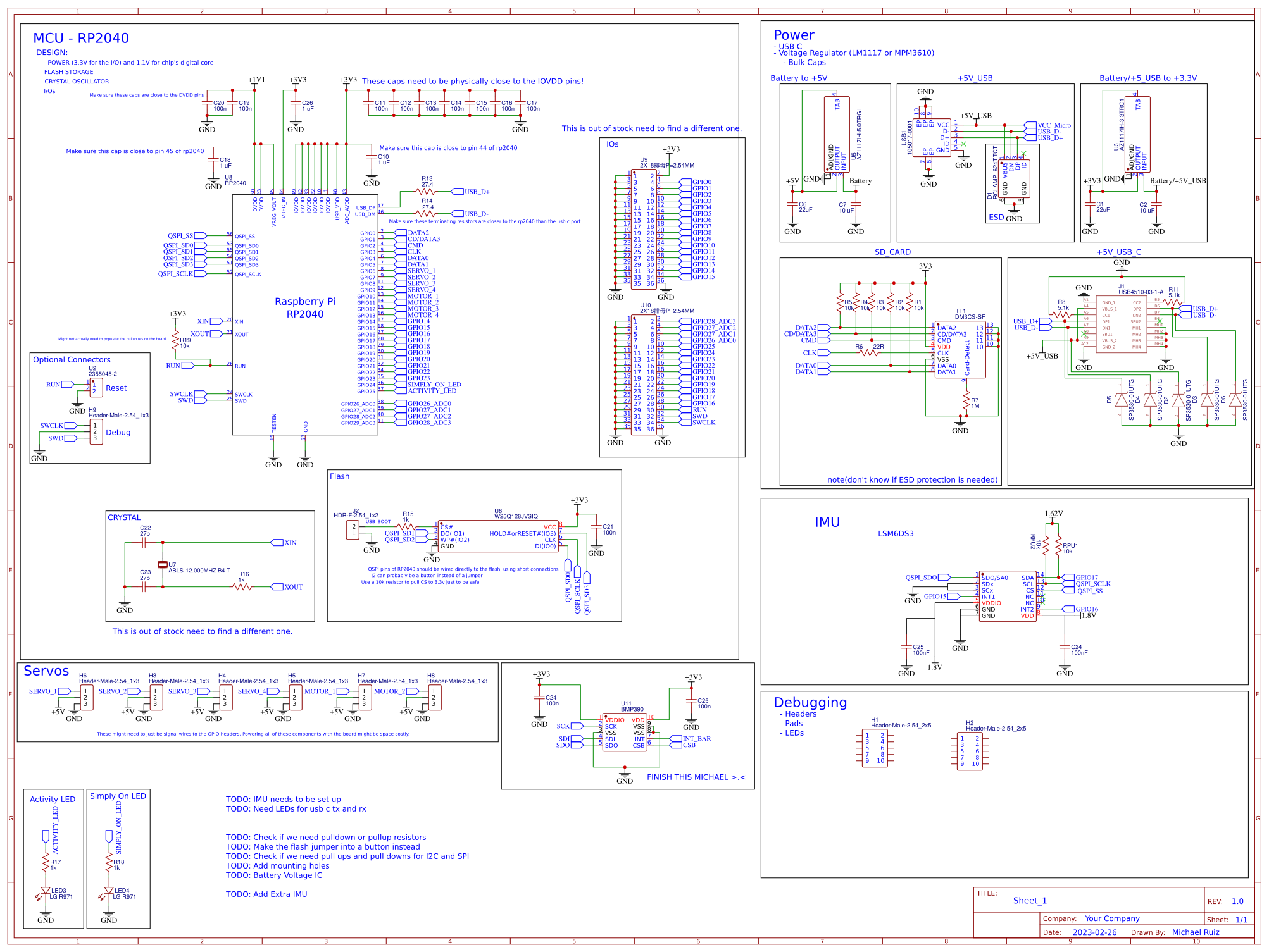 Flight Computer Eva - EasyEDA open source hardware lab