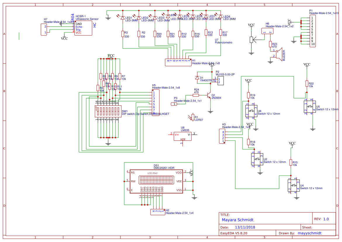 Placa Didática para Arduino2 - EasyEDA open source hardware lab