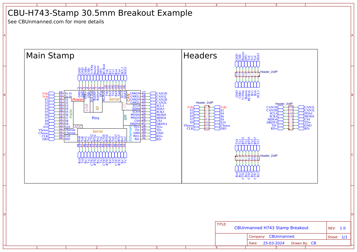 CBU-H743-Stamp-30.5-Breakout - EasyEDA open source hardware lab