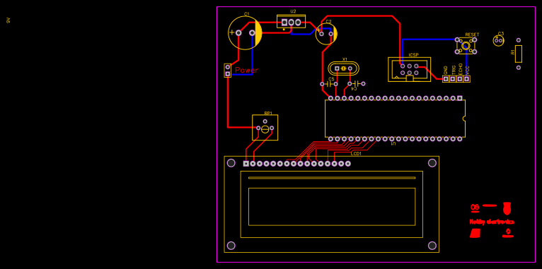 Ultrasonic Sensor interfacing with 8051 micrcontroller - EasyEDA open source hardware lab