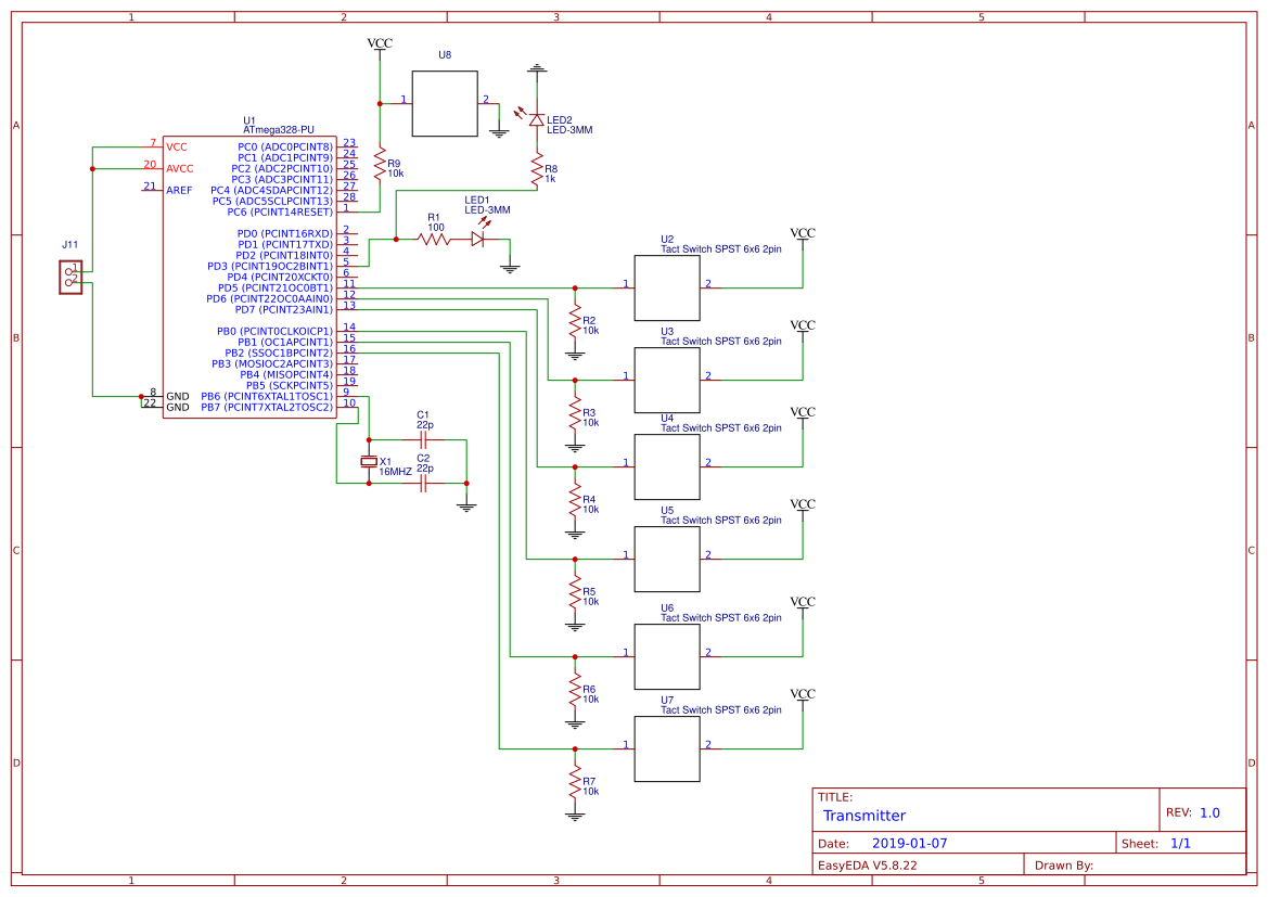 Transmitter - EasyEDA open source hardware lab