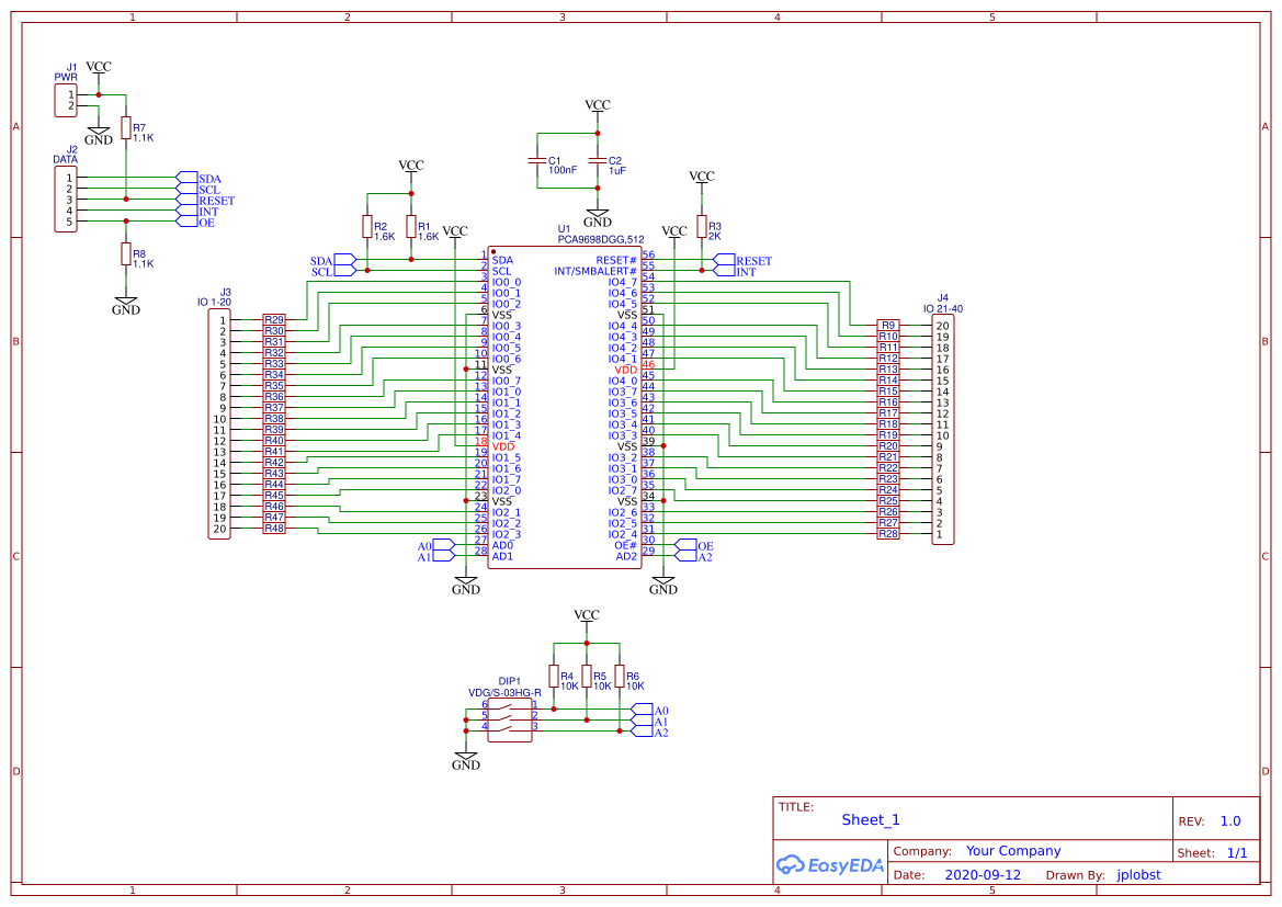 IO Expander 40 new - EasyEDA open source hardware lab
