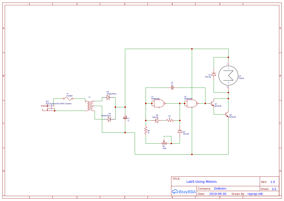 LAB5- Using Motors - EasyEDA open source hardware lab