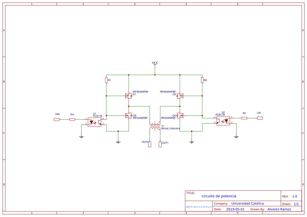 NUEVO CIRCUITO - EasyEDA open source hardware lab