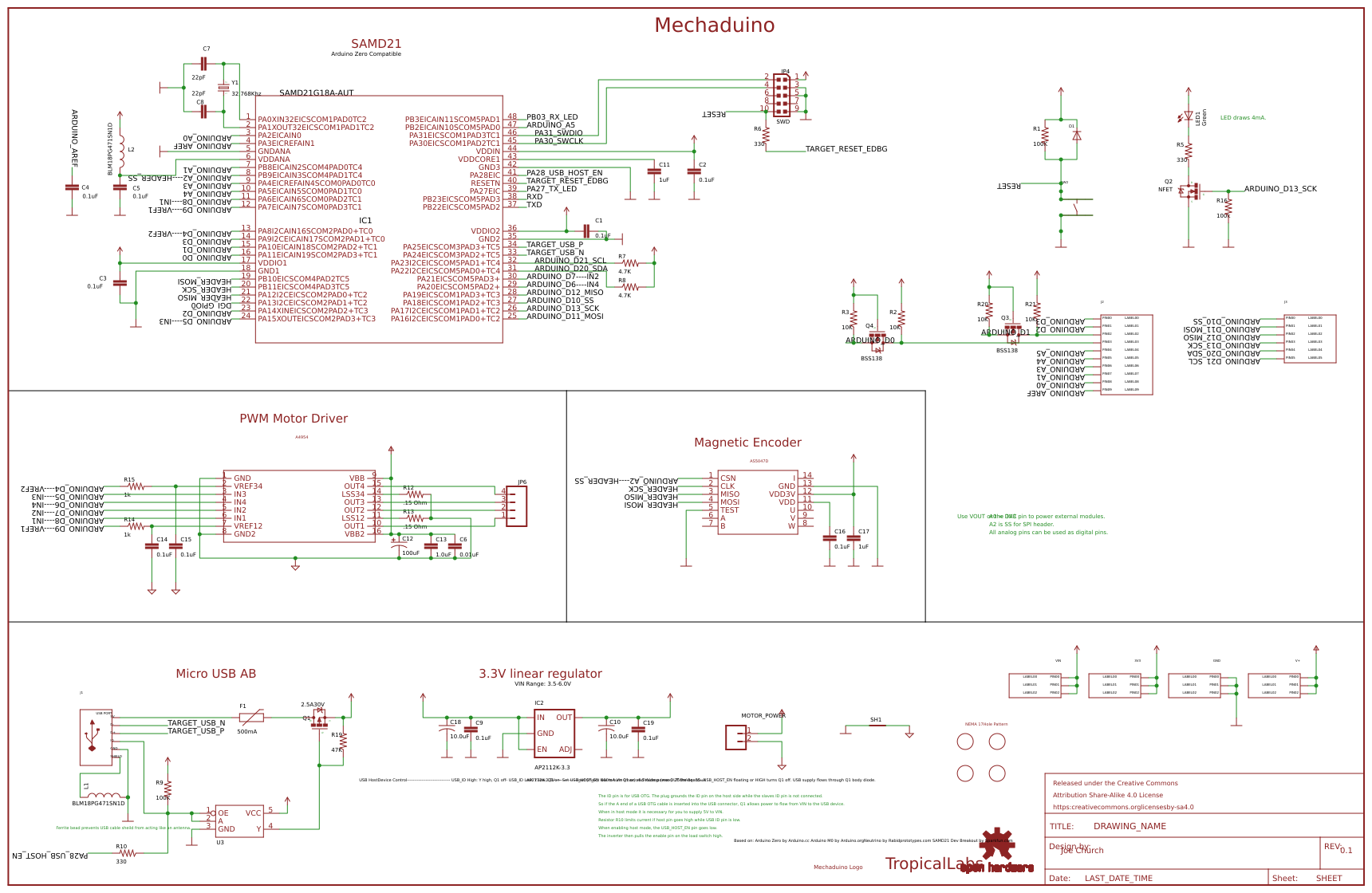 Mechaduino new layout - EasyEDA open source hardware lab
