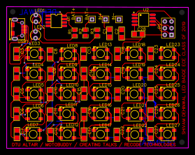 ws2812b led badge - EasyEDA open source hardware lab
