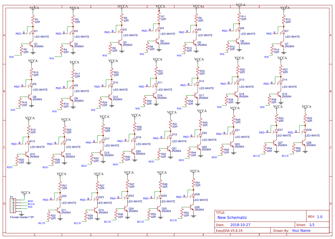 FL-LED BOARD - Platform for creating and sharing projects - OSHWLab