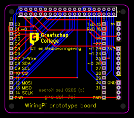 Wiring Pi prototype board - OSHWLab