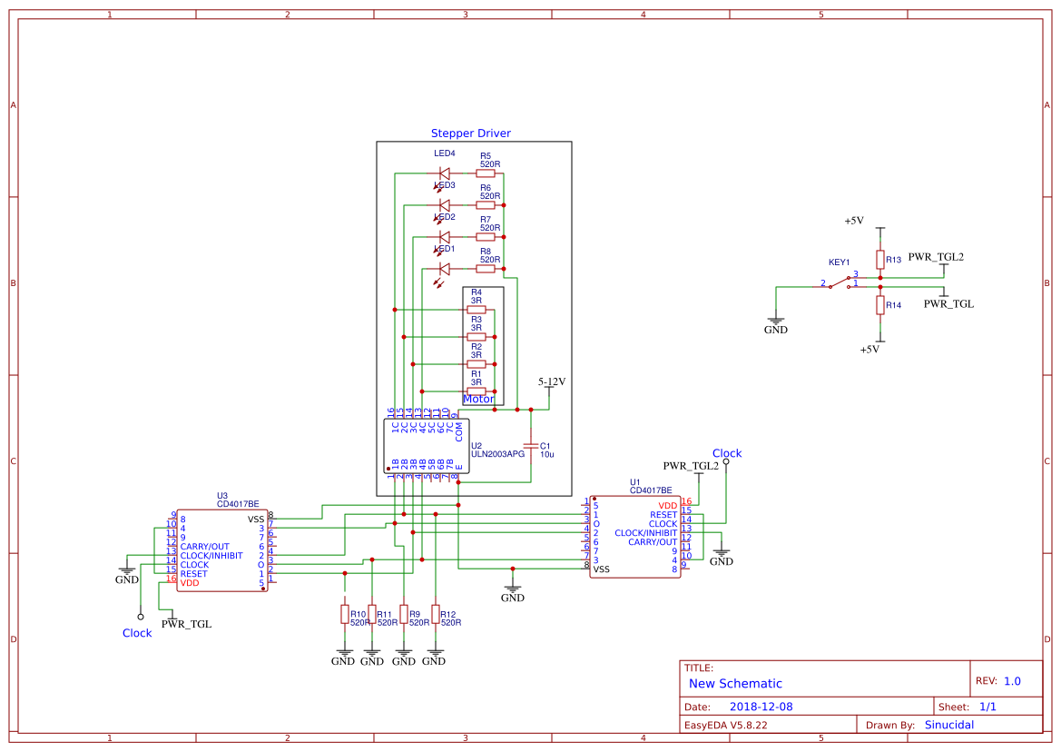 Velleman Stepper Driver With CD4017 - OSHWLab