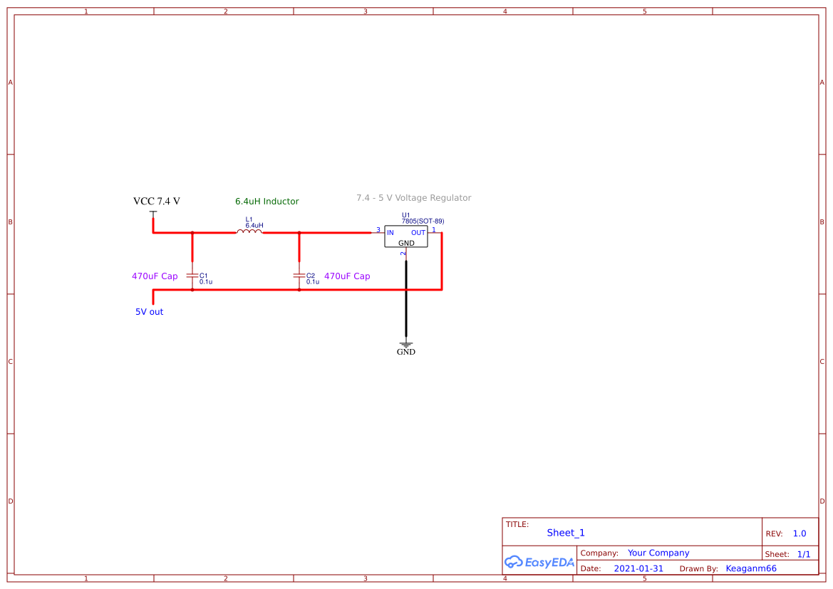 Projsem 2- Voltage regulator - Platform for creating and sharing projects - OSHWLab