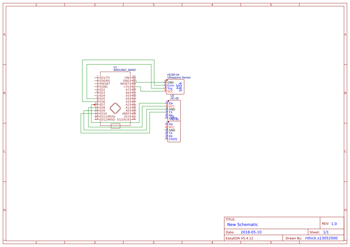 ULTRA SONIC CAR - EasyEDA open source hardware lab