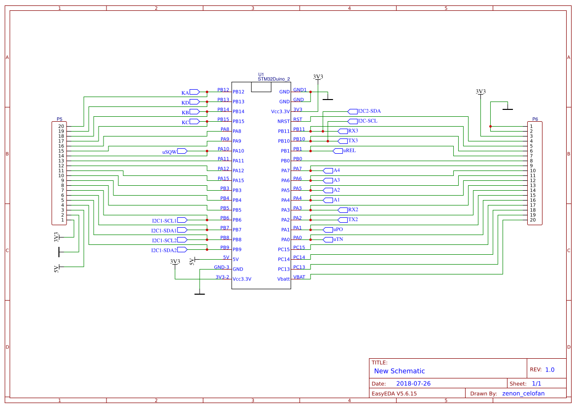 STM32 NIXIE clock - EasyEDA open source hardware lab
