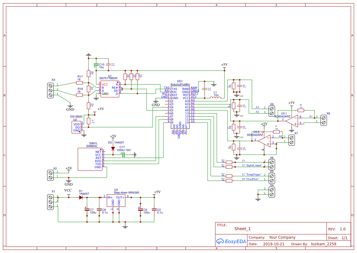 Mis-V14 (ModBus+ Операційники) - EasyEDA open source hardware lab
